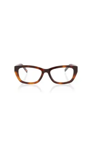 Saint Laurent 55mm Cat Eye Optical Glasses - Tortoise