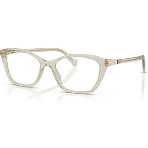 SWAROVSKI 52mm Rectangle Optical Glasses - Beige