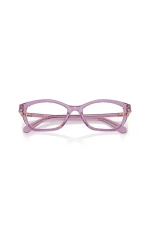SWAROVSKI 52mm Rectangle Optical Glasses - Violet