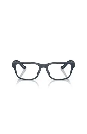 Emporio Armani Rectangle Full Rim Eyeglasses - Blue