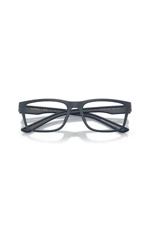 Emporio Armani Rectangle Full Rim Eyeglasses - Blue