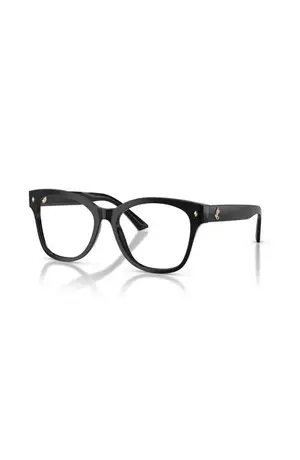 JIMMY CHOO 54mm Square Optical Glasses - Black