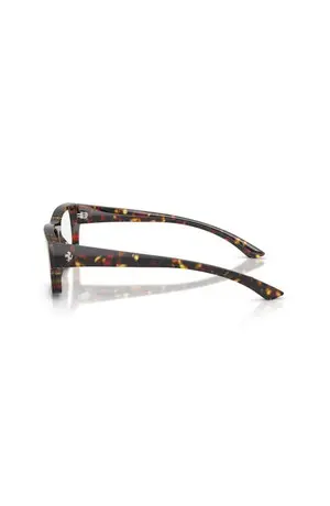 FERRARI 54mm Rectangle Optical Glasses - Tortoise