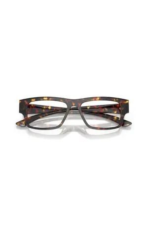 FERRARI 54mm Rectangle Optical Glasses - Tortoise