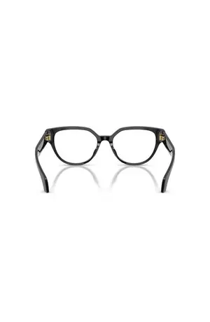 Versace 53mm Cat Eye Optical Glasses - Black