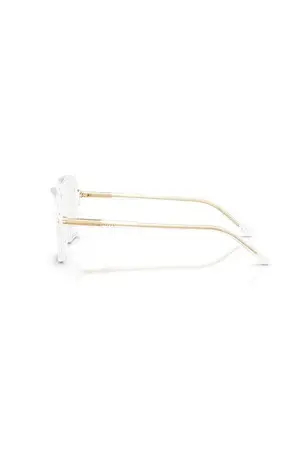 Dolce & Gabbana 53mm Square Optical Glasses - Transparent