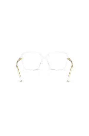 Dolce & Gabbana 53mm Square Optical Glasses - Transparent