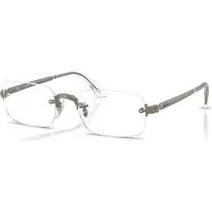 Ray-ban Rectangle Optical Glasses - Grey