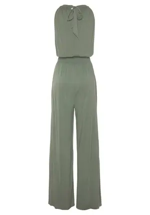 LASCANA Halter Neck Wide Leg Jumpsuit