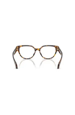 Versace 53mm Cat Eye Optical Glasses - Tortoise