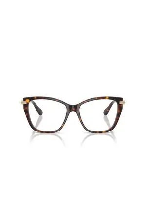 SWAROVSKI Cat Eye Optical Glasses - Tortoise