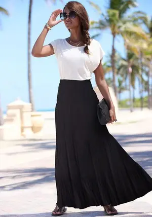 LASCANA Convertible Tiered Dress