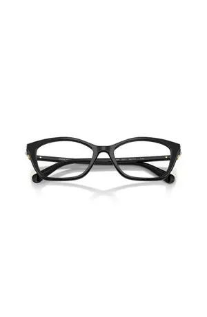 SWAROVSKI Rectangle Optical Glasses - Black