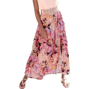 LASCANA Flowy Floral Maxi Skirt