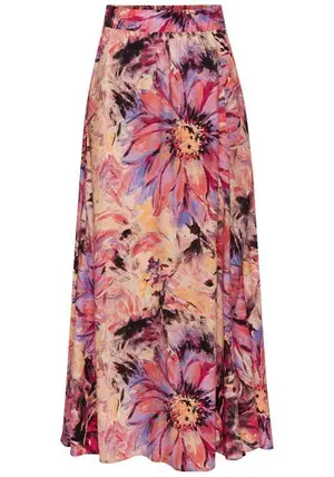 LASCANA Flowy Floral Maxi Skirt