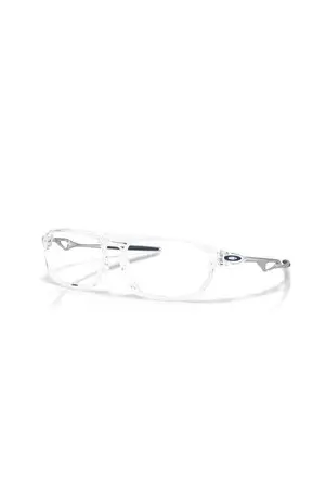 Oakley 53mm Rectangle Optical Glasses - Transparent