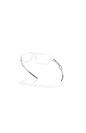 Oakley 53mm Rectangle Optical Glasses - Transparent