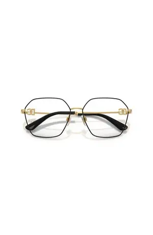 Dolce & Gabbana 56mm Phantos Optical Glasses - Black