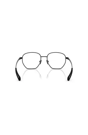 Moncler 53mm Oval Optical Glasses - Black