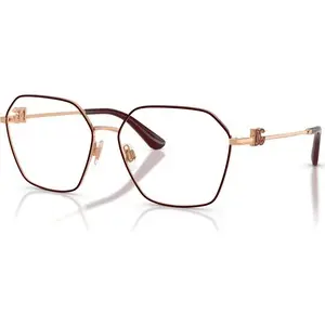 Dolce & Gabbana 56mm Phantos Optical Glasses - Copper