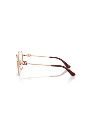 Dolce & Gabbana 56mm Phantos Optical Glasses - Copper