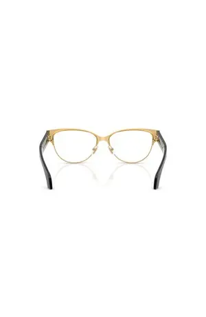 Versace 53mm Cat Eye Optical Glasses - Black