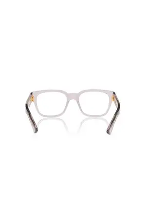 Bottega Veneta 52mm Rectangle Optical Glasses - Grey