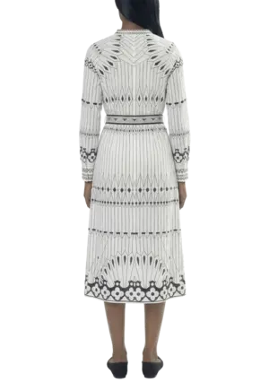 AREA STARS Diya Midi Shirt Dress