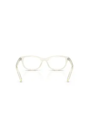 Prada 52mm Oval Optical Glasses - Brown
