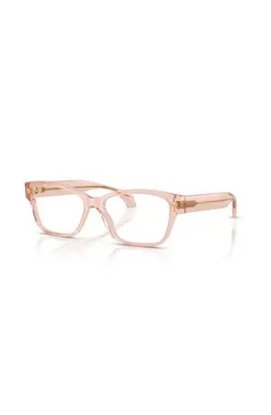 Versace 52mm Cat Eye Optical Glasses - Pink
