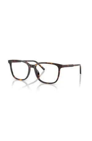 Dolce & Gabbana 55mm Square Optical Glasses - Tortoise