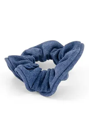 Alexandre De Paris Allure Denim Scrunchie