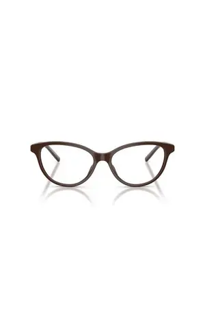 Armani Exchange Cat Eye Full Rim Eyeglasses - Brown