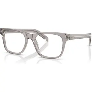 Prada 54mm Rectangle Optical Glasses - Grey