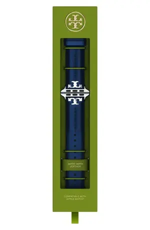 Tory Burch Kira Leather Apple Watch® Band
