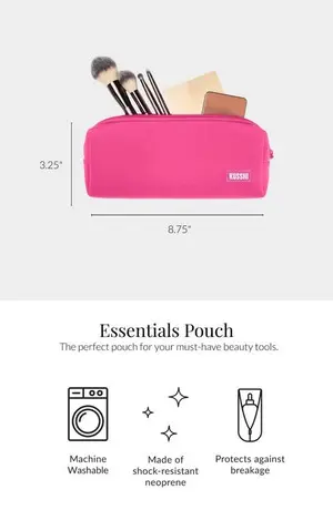KUSSHI Essentials Cosmetics Pouch - Navy/khaki