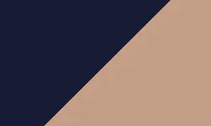 KUSSHI Essentials Cosmetics Pouch - Navy/khaki