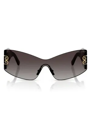 Dolce & Gabbana 142mm Cat-eye Sunglasses - Black/grey Gradient