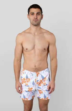 LEISURE LAB Swim Trunk - Drift Bloom