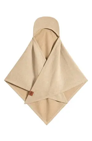 Ruslan Baginskiy Logo Patch Linen & Wool Blend Scarf Cap