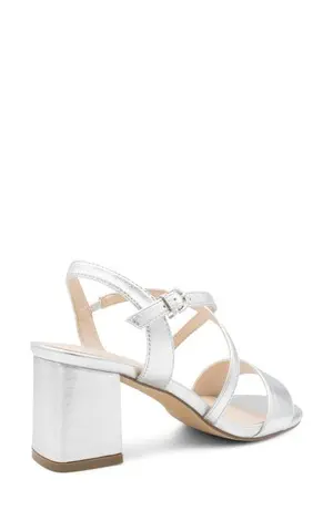 PARADOX LONDON PINK Honeysilk Strappy Sandal - Silver