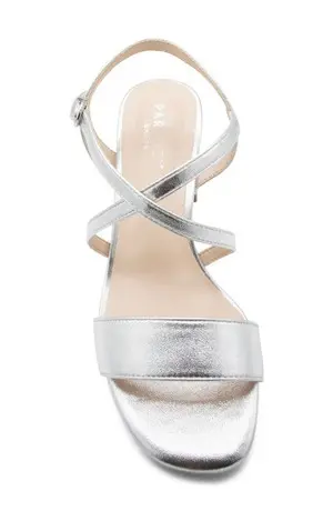 PARADOX LONDON PINK Honeysilk Strappy Sandal - Silver