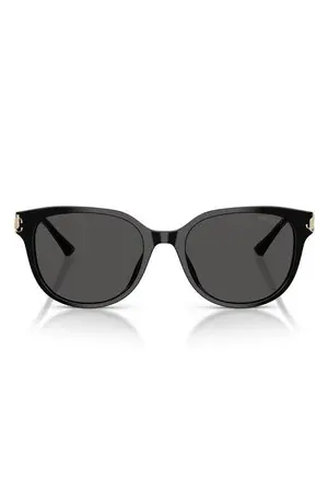 JIMMY CHOO 55mm Gradient Phantos Sunglasses - Black/dark Grey