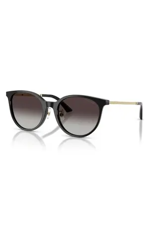 JIMMY CHOO 54mm Phantos Sunglasses - Black/gradient Gray