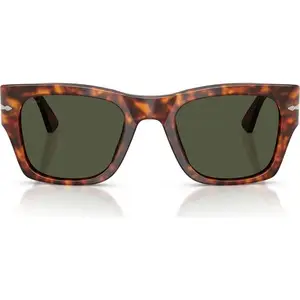 Persol 54mm Square Sunglasses - Havana/green