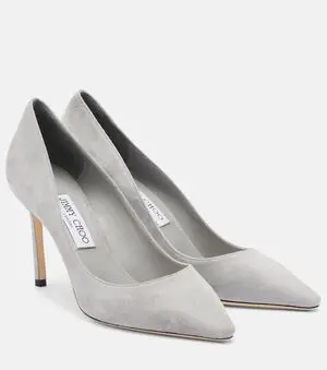 JIMMY CHOO Romy Suede Pumps Grey