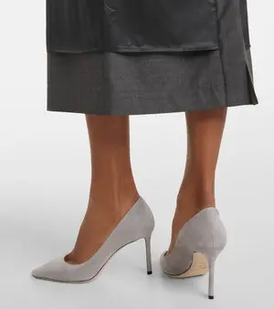 JIMMY CHOO Romy Suede Pointed Toe Pumps