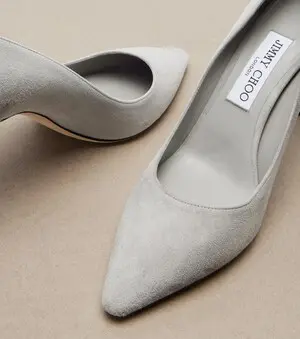 JIMMY CHOO Romy Suede Pointed Toe Pumps