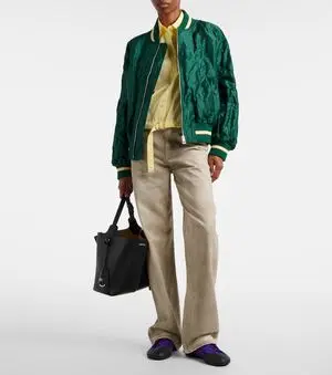 Loewe Grip Anagram Suede Sneakers - Purple