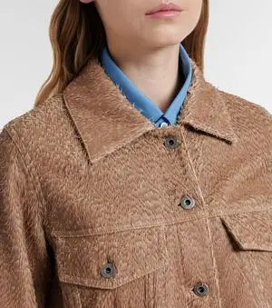 Loewe Leather Jacket - Beige